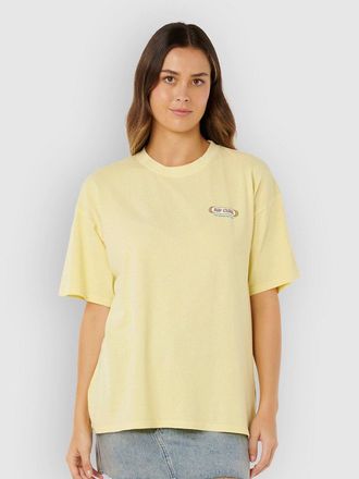 Rip Curl Surf Revival Heritage T-Shirt pastel yellow