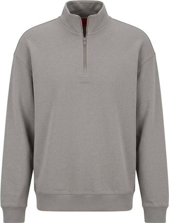 HUGO BOSS Herren Sweatshirt mit Troyerkragen DURTY244 Relaxed Fit