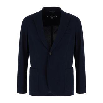 Circolo 1901 Stilvolle Herren Blazer Jacke - - Jackets - Herren - Blau - 3XL