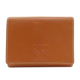 Loewe Pre-owned Leder Portemonnaie - - Pre-owned - Damen - Braun - ONE SIZE