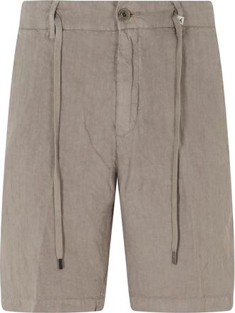 Myths Homme, Shorts, Beige, Taille: S Short &agrave; Cordon de Serrage et Boutons