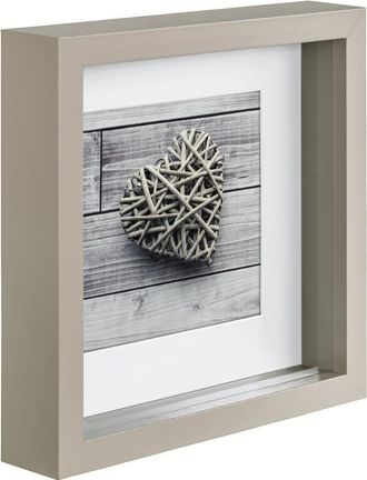 Hama Scala Taupe Standständer mit Hintergrundbeleuchtung - Rahmen (MDF, Taupe, Standfuß mit Hintergrundbeleuchtung, 15 x 15 cm, Platz, Reflektierend)