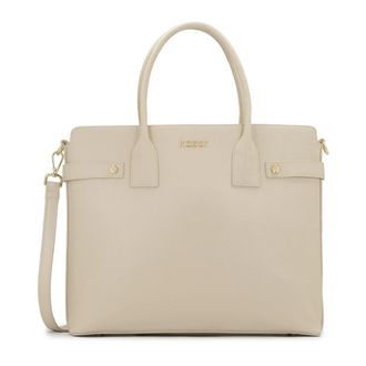 Kazar Leichte Lederaktentasche Handtasche - - Bags - Damen - Beige - ONE SIZE