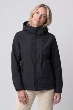 Alife And Kickin Winterjacke Damen ThoraAK A Winterjacke, Jacke Futter mit Wabenprint, Kapuze mit Kordel, drei Rei&szlig;verschlusstaschen