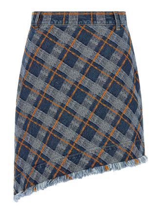 Vivienne Westwood Mini Jupe - Bleu
