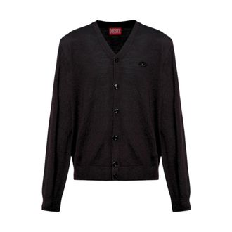 Diesel K-Volto Cardigan - Homme - Pulls - Noir - Taille: M