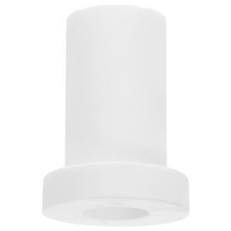 Lurrose Töpferzubehör: 5,5 cm hohes Hochtemperatur-Guckloch für Brennöfen - Keramik-Brennofen-Beobachtungsrohr mit Flansch für genaue Temperaturüberwachung