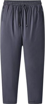 Generic Jogging Homme Pantalon Jogging Homme Pantalon Survetement Homme Confortable Classique - Pantalon Sport Hiver Homme Polaire Coupe-Vent Droit - Chaud, R
