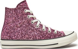 Converse Sneakers aus Stoff Converse Chuck Taylor All Star Glitter Hi A11137C Rosa
