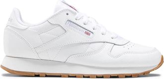 Reebok Jungen Klassiek leer Sneaker, Ftwr White Ftwr White Reebok Rubber Gum 02, 21 EU