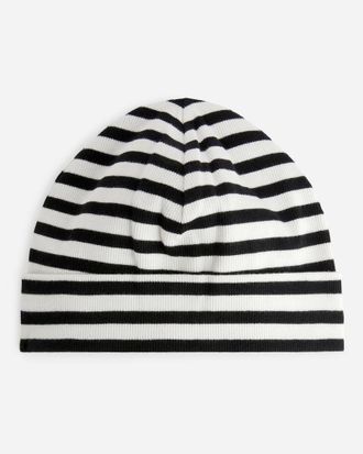 Arket Beanie Aus Baumwolle -Schwarz