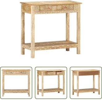vidaXL Massivholz - Konsolentisch 80x35x74 cm Mango Massivholz