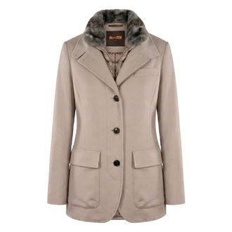 Moorer Eleganter beiger Blazer mit herausnehmbarer Weste. - - Jackets - Damen - Beige - M