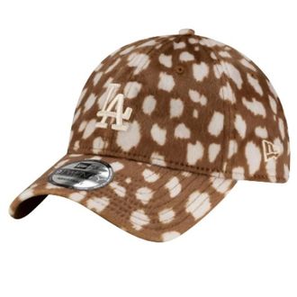 New Era Femme, Accessoires, Brun, Taille: ONE Size Casquette Ajustable 9Twenty Imprim&eacute; Animalier