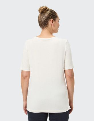 Joy T-Shirt T-SHIRT GWEN sportlicher Stil, mit Rundhalsausschnitt, aus Modal und Elasthan
