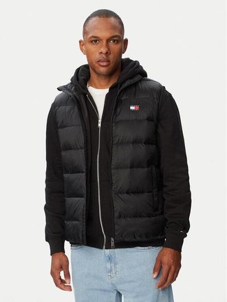 Tommy Jeans Weste DM0DM23232 Schwarz Regular Fit