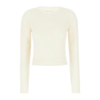 Palm Angels Damen, Strickwaren, Wei&szlig;, MGr&ouml;&szlig;e