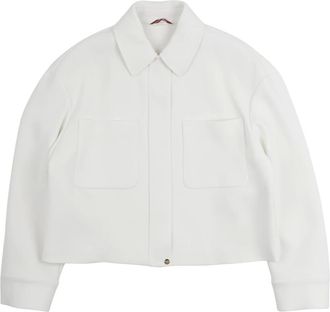 Max Mara Femme, Vestes, Blanc, Taille: 38 FR Virgus Blazer