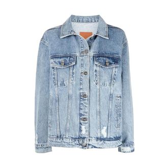 Anine Bing Femme, Vestes, Bleu, Taille: 38 FR Veste en Jean Rory Vintage Bleue