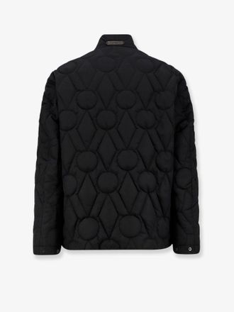 Hev&ograve; Mens Down Jacket Faeto Black Polyester