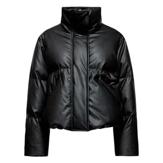 Maison Margiela Pufferjacke mit hohem Kragen - - Jackets - Damen - Schwarzk - S