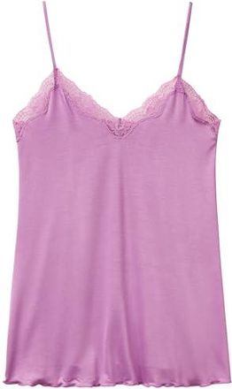 Benetton Canotta 3z123h00j Haut de Pijama, Rose, Small Femmes