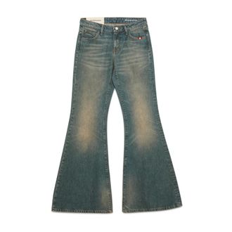 Amish Femme, Jeans, Bleu, Taille: W27 Flared Jeans