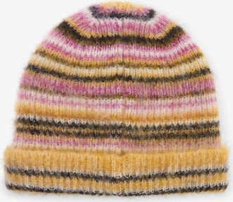 Isabel Marant Bonnet Morenne En Mohair - Femme - Mustard - - Isabel Marant