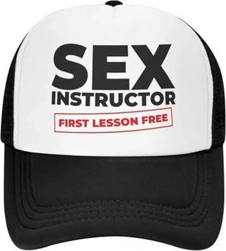 Generic Casquette de Baseball personnalis&eacute;e &laquo; Instructeur Sexe &raquo; pour Femmes et Hommes Casquette Trucker Ajustable Printemps Les Sports activit&eacute;s Plein air