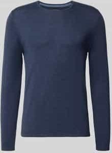 Christian Berg Strickpullover aus Baumwolle mit Rundhalsausschnitt
