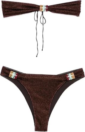 Os&eacute;ree Damen, Bademode, Braun, LGr&ouml;&szlig;e