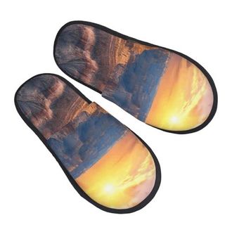 Generic Pantoufle Maison Grand Canyon Hiver Pantoufles Doux Hiver Chaussures Chaudes Antid&eacute;rapantes Chaussons Maison Pour H&ocirc;tels Maison Chambre M