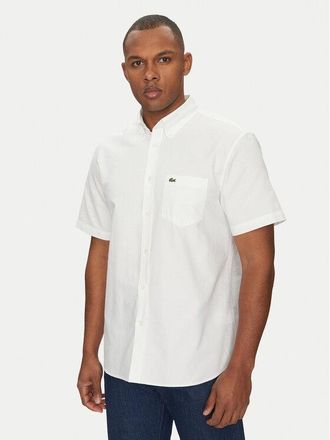 Lacoste Hemd CH1917 Wei&szlig; Regular Fit