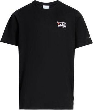 Columbia Cotton T -Shirt - Schwarz
