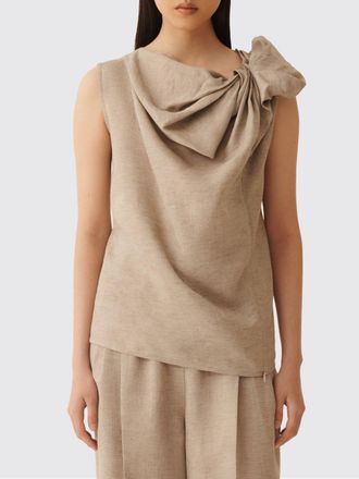 Fabiana Filippi Top FABIANA FILIPPI Femme couleur Taupe