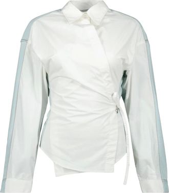 Diesel Femme, Blouses et Chemises, Blanc, Taille: 40 FR T-shirt col en V