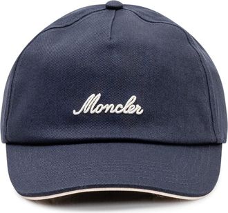 Moncler Homme, Accessoires, Bleu, Taille: ONE Size Casquette de baseball avec logo