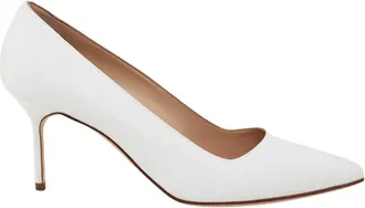 Manolo Blahnik Femme, Chaussures, Blanc, Taille: 39 EU Stilettos 70