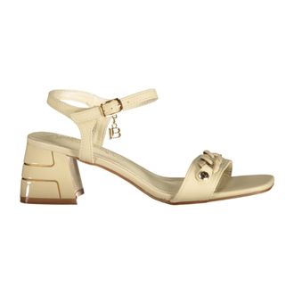 Laura Biagiotti Femme, Chaussures, Beige, Taille: 36 EU Sandale &agrave; bride de cheville ajustable