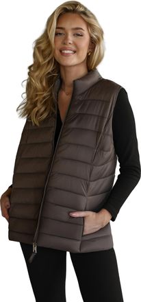 OZONEE Damen Weste Steppweste Kapuze Vest &Auml;rmellos Jacke &Uuml;bergangs Daunenweste Damenweste Steppweste Sportweste &Uuml;bergangsjacke Bodywarmer L&auml;ngere Outdoor JS/