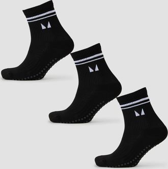 MyProtein Chaussettes de pilates MP (lot de 3 paires) - Noir - UK 2-5
