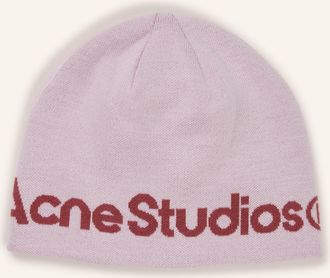 Acne Studios M&uuml;tze rosa