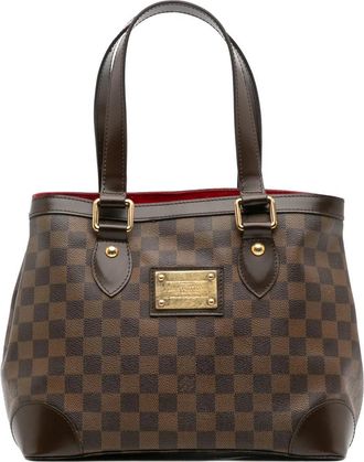 Louis Vuitton Shopper - Damier Ebene Hampstead PM - Gr. unisize - in Braun - für Damen