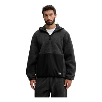 Emporio Armani SweaT-shirt z fermetureure &eacute;clair 7M000982 - Homme - Sweatshirts et sweats &agrave; capuche - Noir - Taille: 2XL