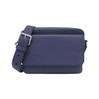 Louis Vuitton Pre-owned LV Aerogram Waxy Calf Shoulder Bag - - Pre-owned - Damen - Blau - ONE SIZE