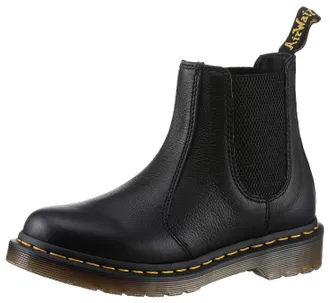 Dr. Martens Chelseaboots DR. MARTENS Virginia 2976, Damen, Gr. 36, schwarz, Elastischer Einsatz, Leder, unifarben, Schuhe Chelseaboots, Chunky Boots, Plateau Schu