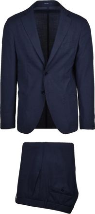 Paoloni Homme, Costumes, Bleu, Taille: L Costume crois&eacute;