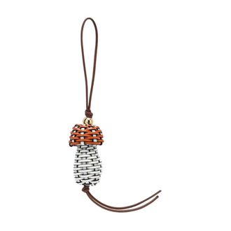 Loewe Femme, Accessoires, Brun, Taille: ONE Size Mushroom Woven Charm