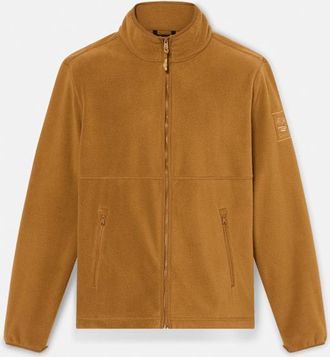 Timberland Polar-Fleecejacke mit durchgehendem Rei&szlig;verschluss f&uuml;r Herren in Dunkelgelb, Herren, Gelb, Gr&ouml;&szlig;e