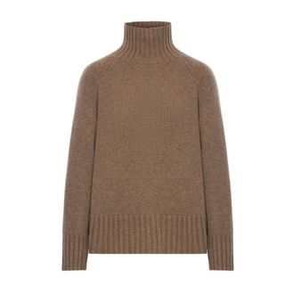 Max Mara Femme, Pulls, Brun, Taille: 42 FR SweaT-shirt Marron Aw25 Élégant et Doux